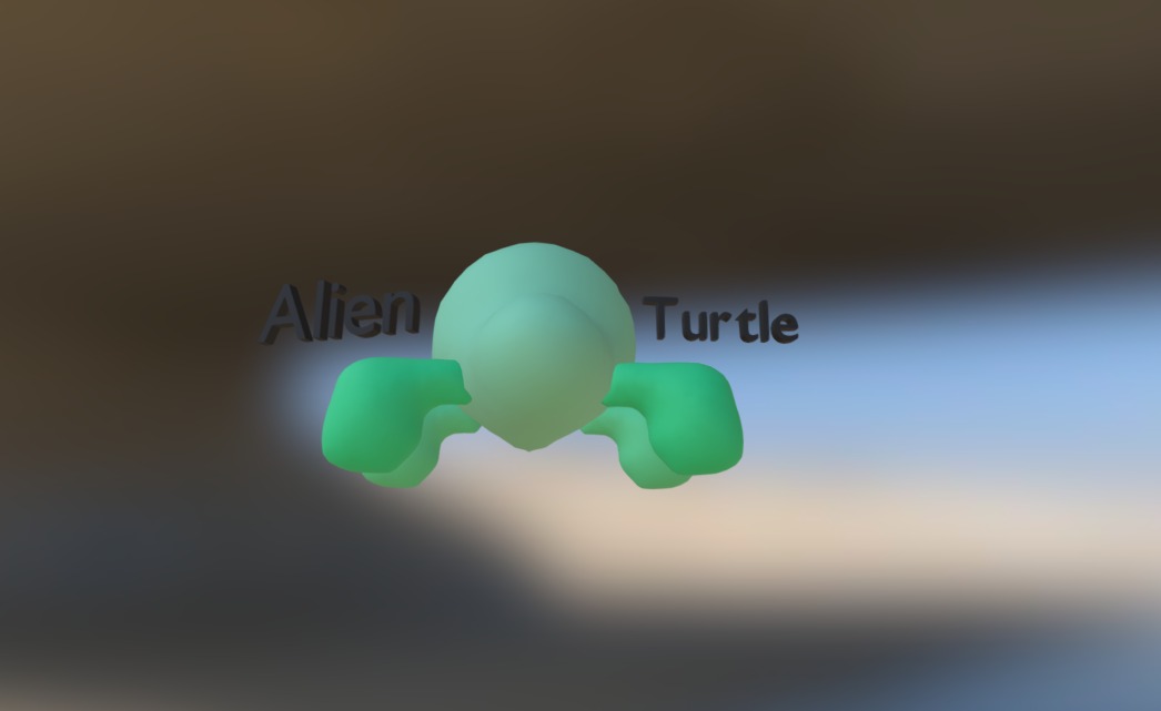 Alien Turtle - 3D model by Demon_Ninja [f8bbc73] - Sketchfab