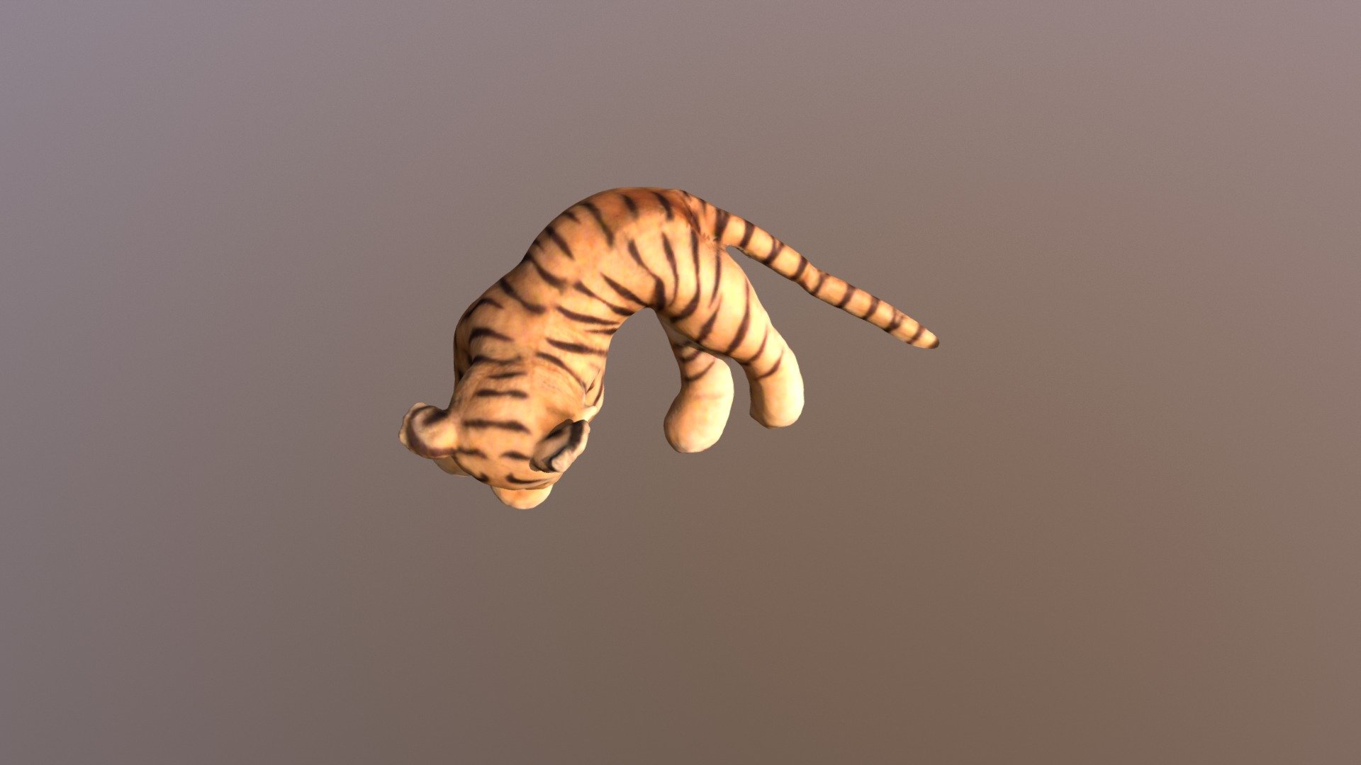 tiger - 3D model by emilyoco [f8bdd3d] - Sketchfab