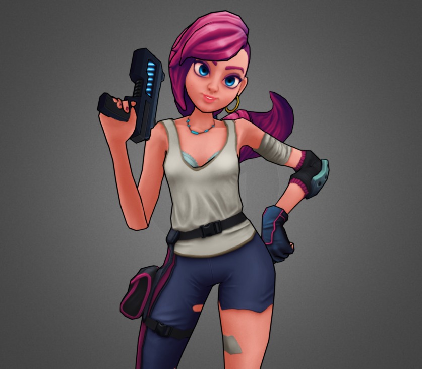 Mad Pink - LoL Style - 3D model by elecio_ [f8bf925] - Sketchfab