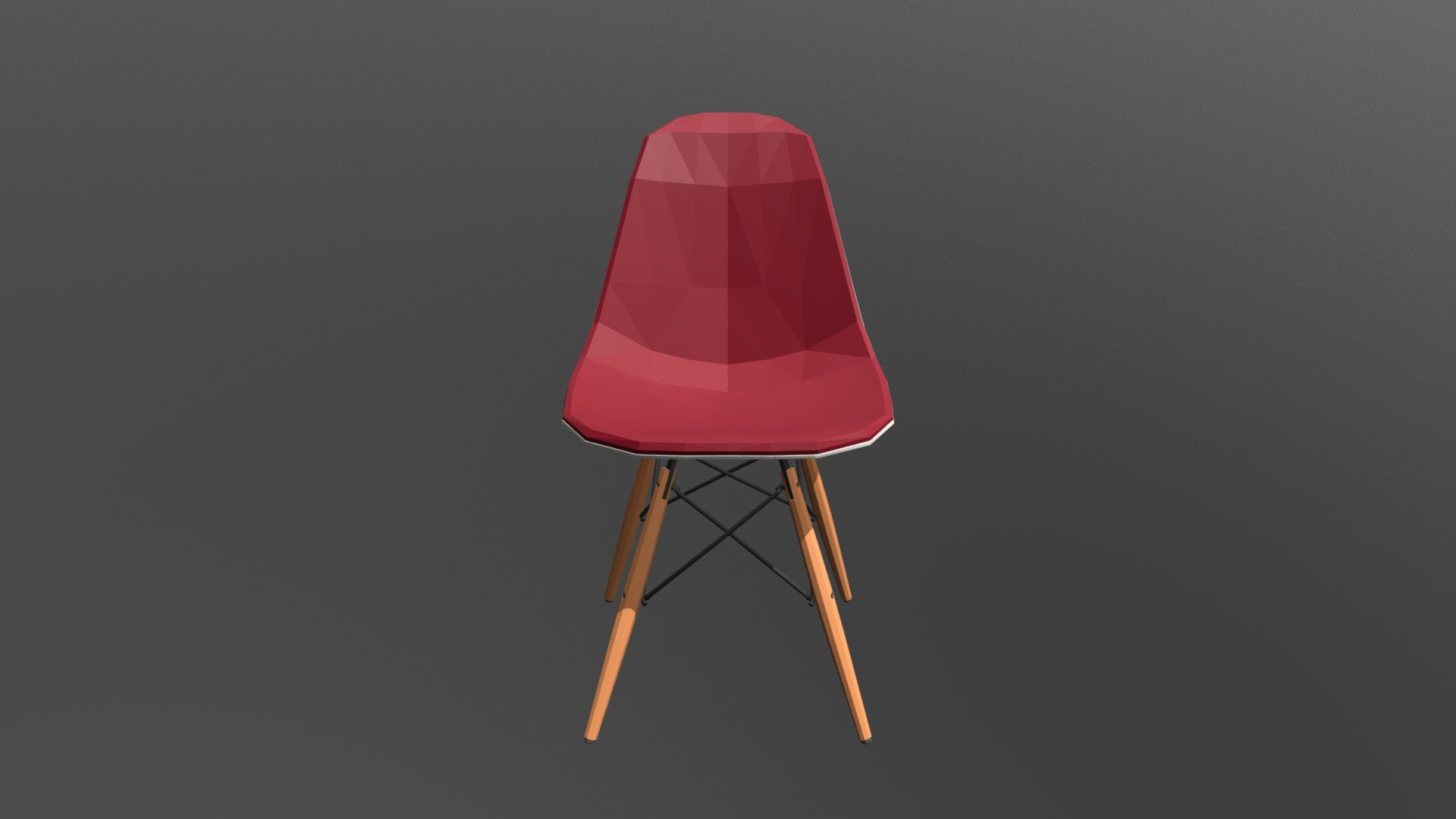 Eames Chair DSW - 3D model by rougebaby [f8bfd2e] - Sketchfab