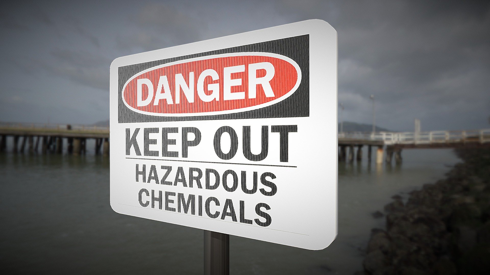 Safety_Sign1 - 3D model by jaimeahernandez [f8c0e54] - Sketchfab