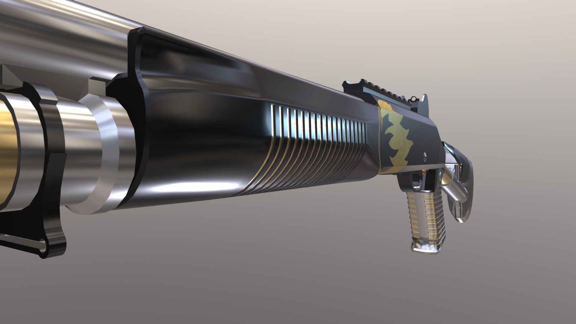 XM1014 | Brass Fire - 3D model by xaikirox [f8c1dfc] - Sketchfab