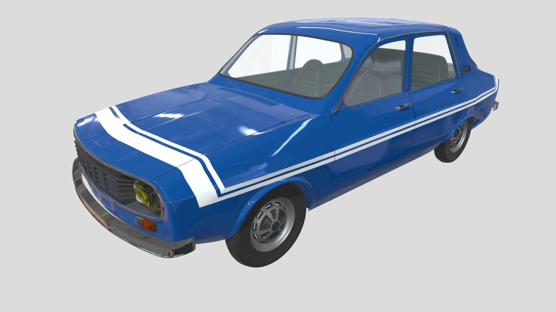 Renault 12 - Download Free 3D model by boitaloran [f8c26a6] - Sketchfab