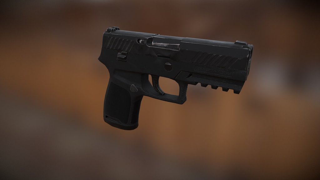 Pistol - 3D model by Randal.Woody [f8c4ee7] - Sketchfab