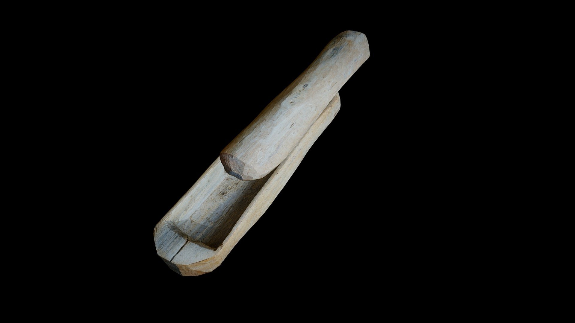 iron age log coffin - 3D model by josephbardolph [f8c5434] - Sketchfab