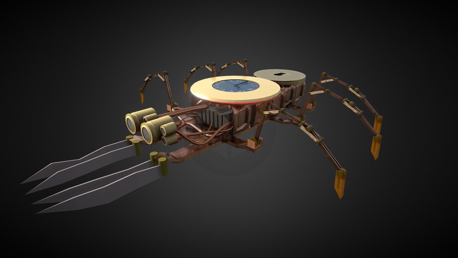 spider mech - Buy Royalty Free 3D model by joshua woollett (@woollett ...