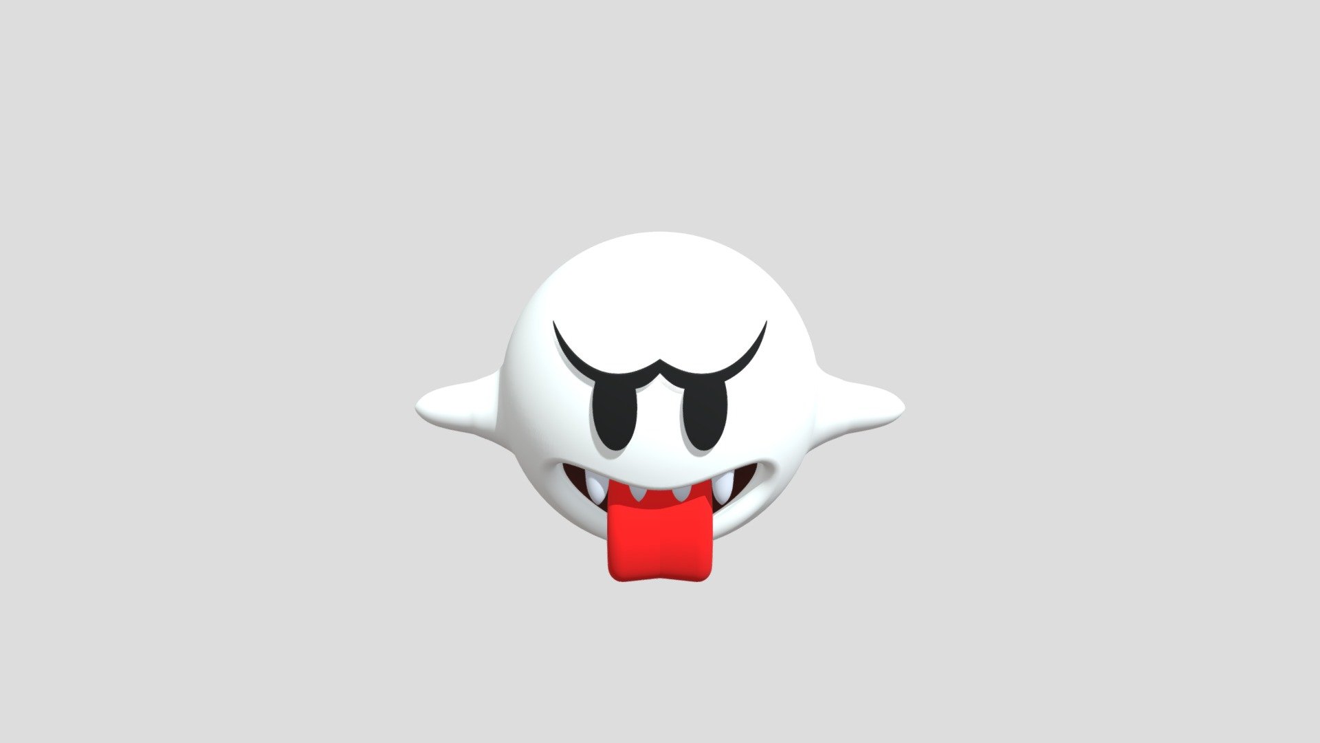 Boo from Mario World - Download Free 3D model by daniel.munoz [f8c88c3 ...
