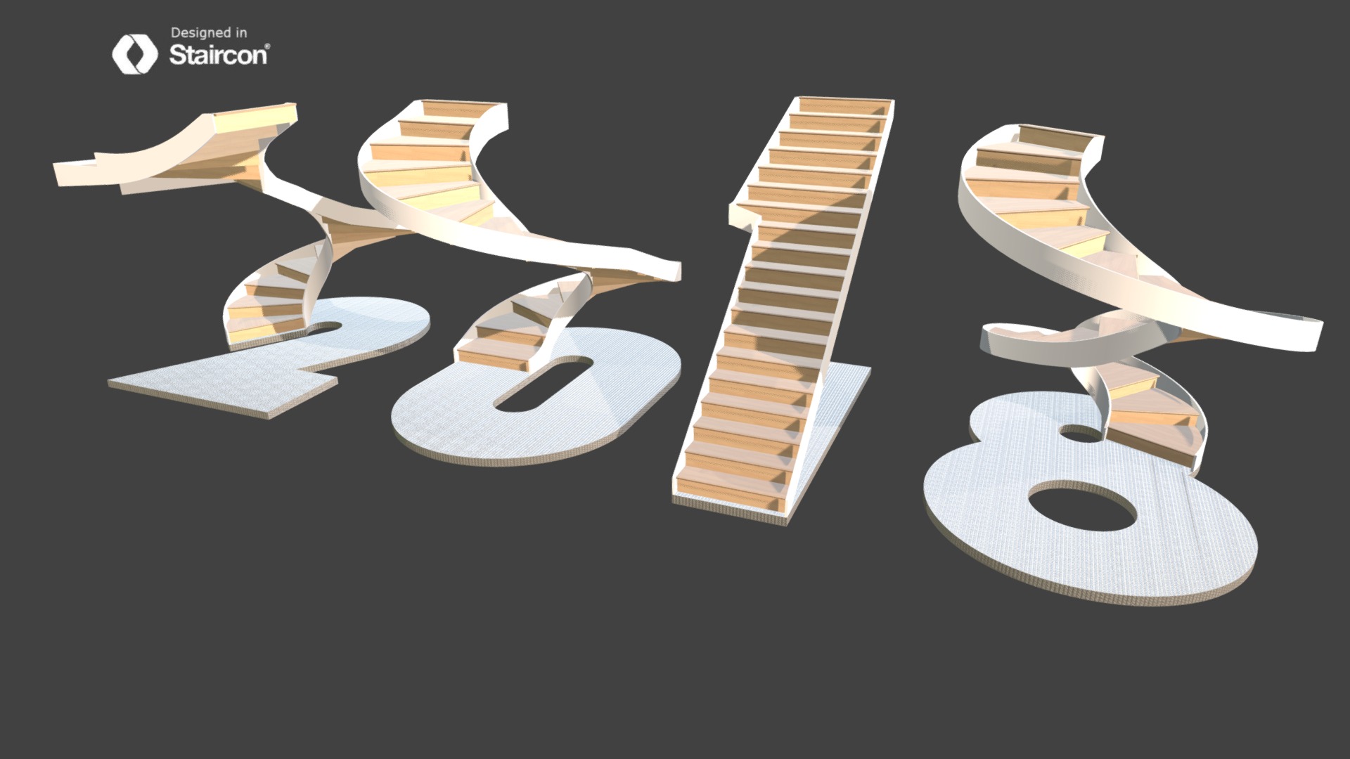 Let Staircon Shape Your Stairs In 2018 - 3D model by 3D Software for ...
