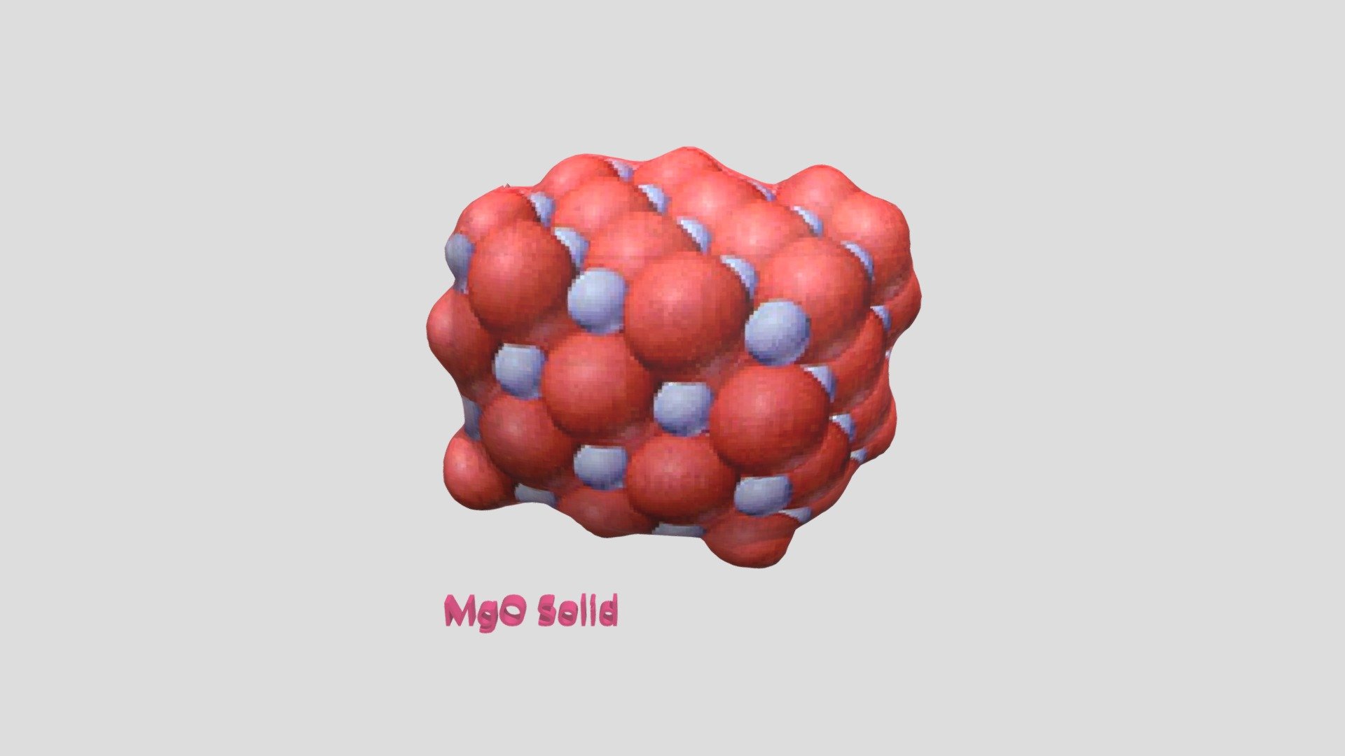 MgO - 3D model by langitha [f8c9fe5] - Sketchfab