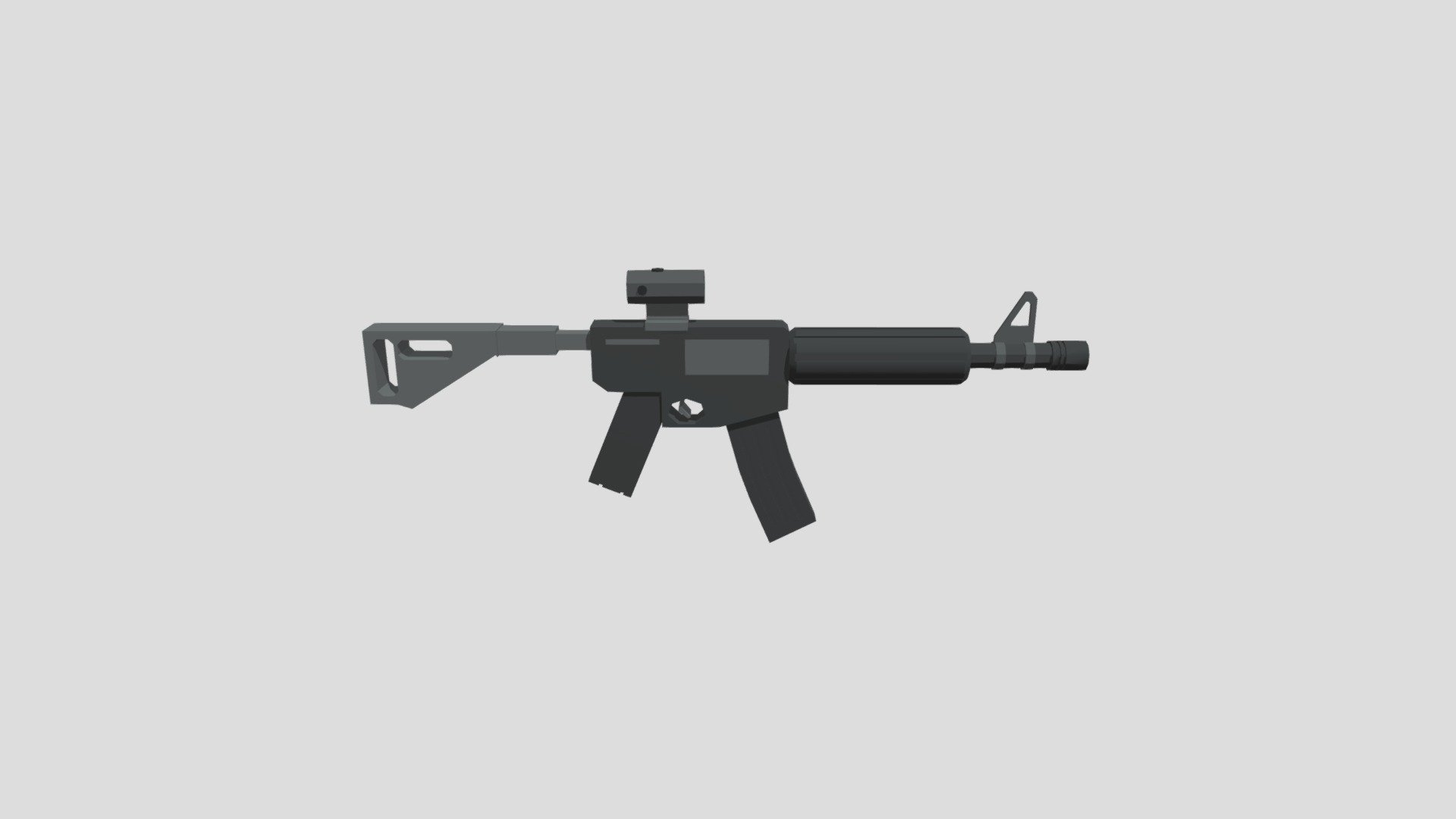 M4A4 Low-Poly 3D Model - 3D model by fx_d [f8ca382] - Sketchfab