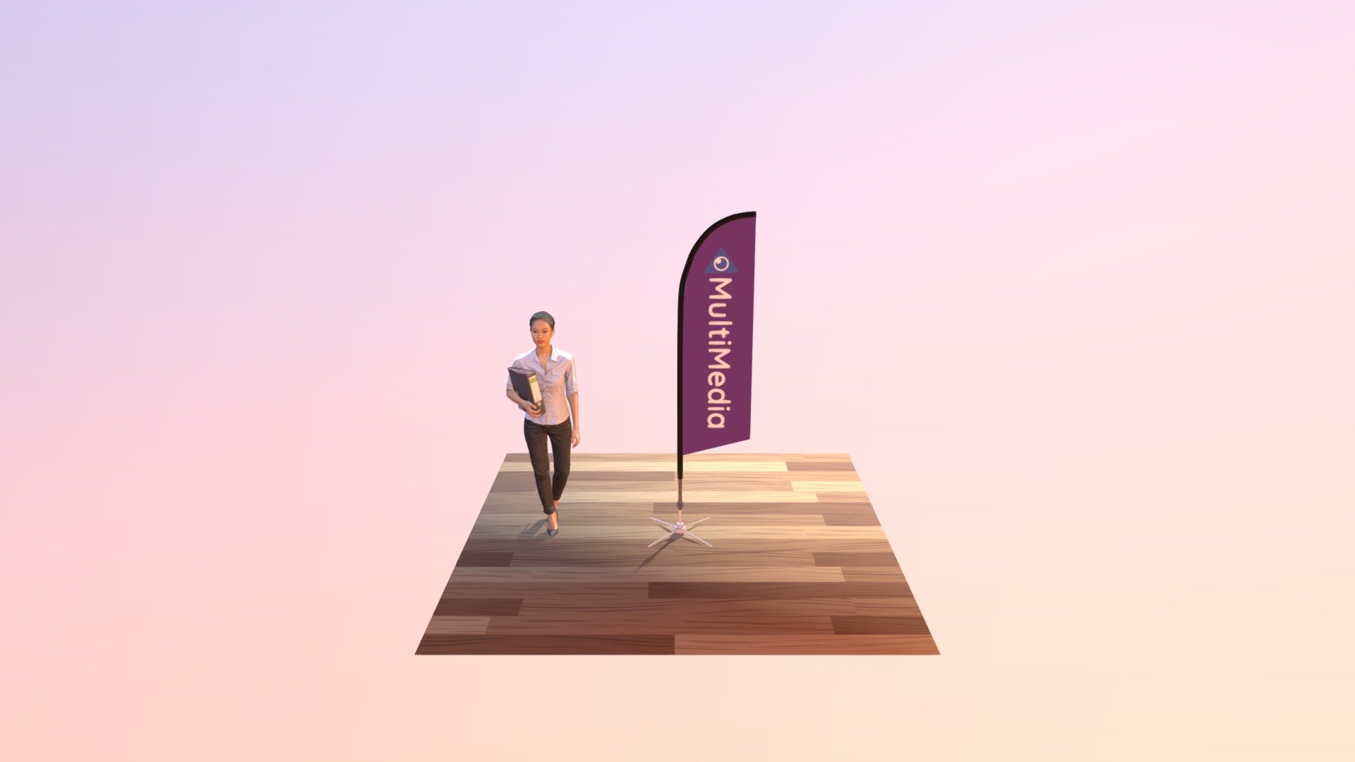 7ft Falcon X-small Double Sided Display - 3D model by xyzdisplayscloud ...