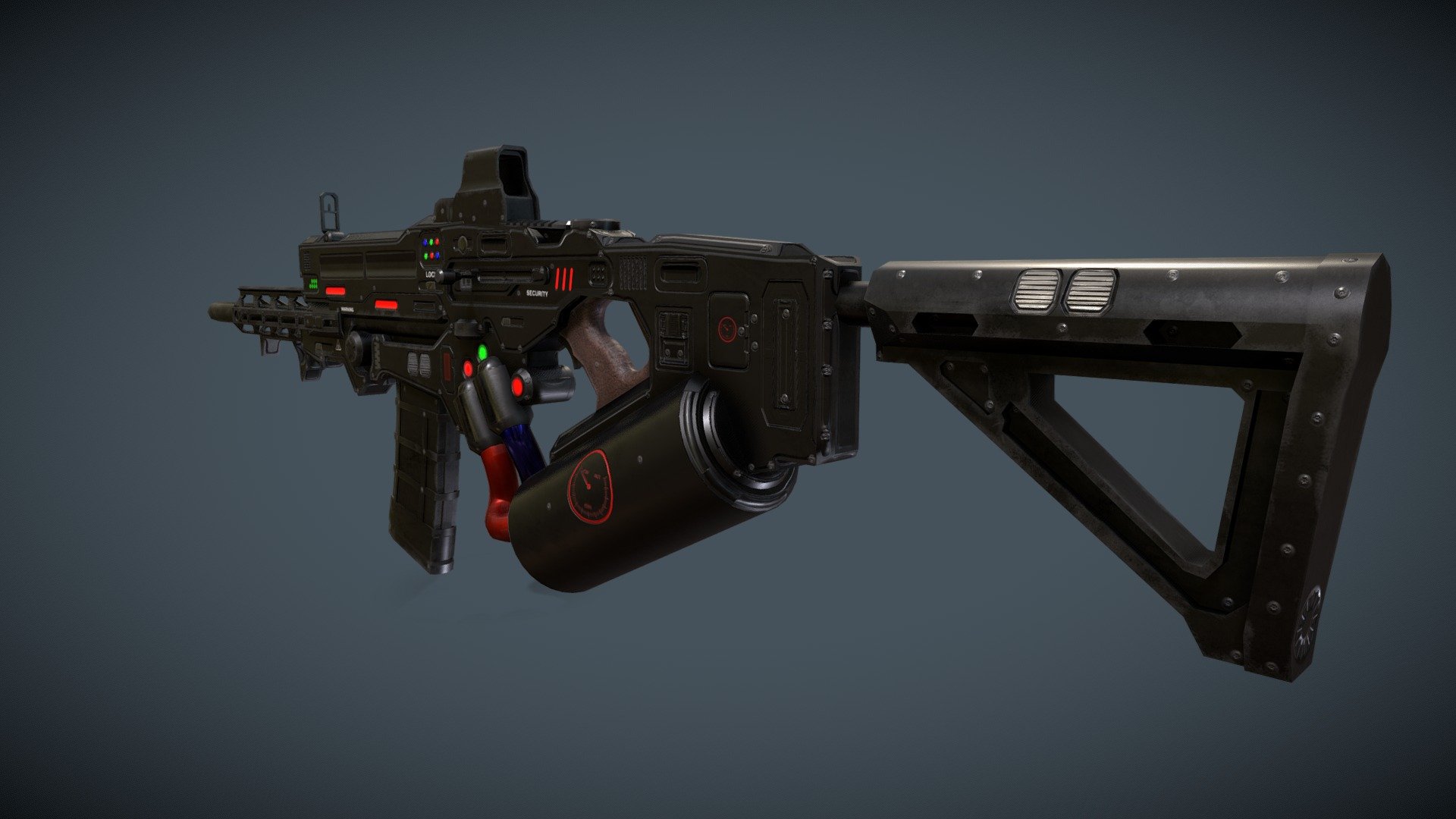 Assault Rifle - Buy Royalty Free 3D model by SnowyTrain [f8cba7d ...