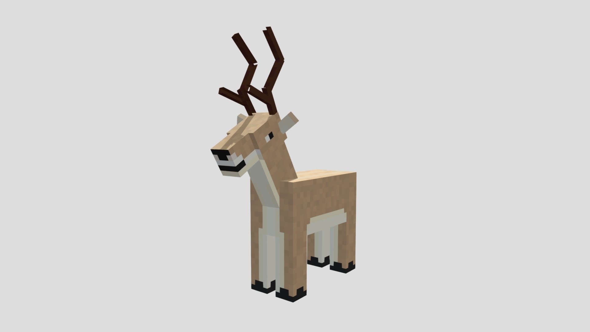 Deer (Minecraft) - Download Free 3D model by dinolover4242 [f8cbc5f ...