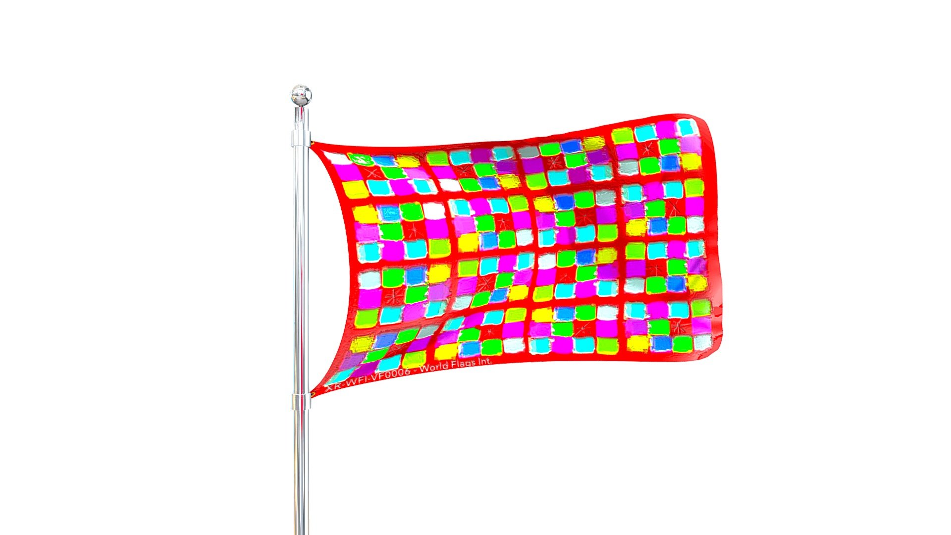 Flag Texture Snake WFI-vf0006 - 3D model by World Flags (@worldflags ...