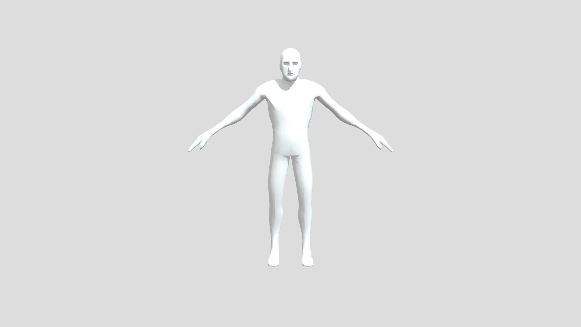 Character Base Mesh - 3D model by starfluxgames [f8d0685] - Sketchfab