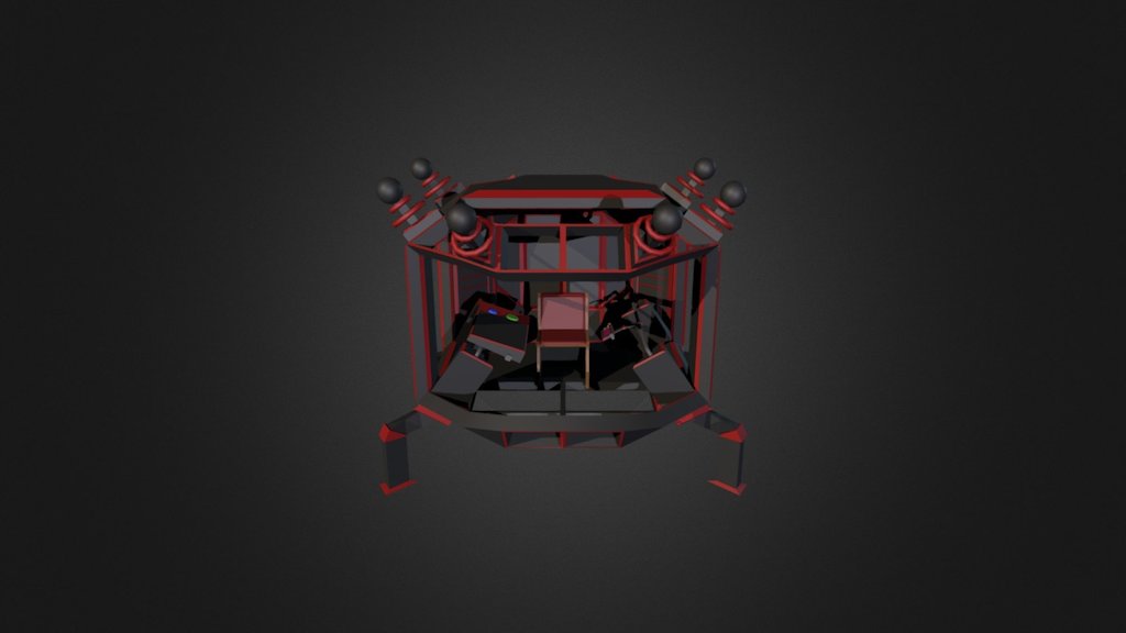 Time Machine Final Red - 3D model by MRick_Sickart [f8d09cb] - Sketchfab