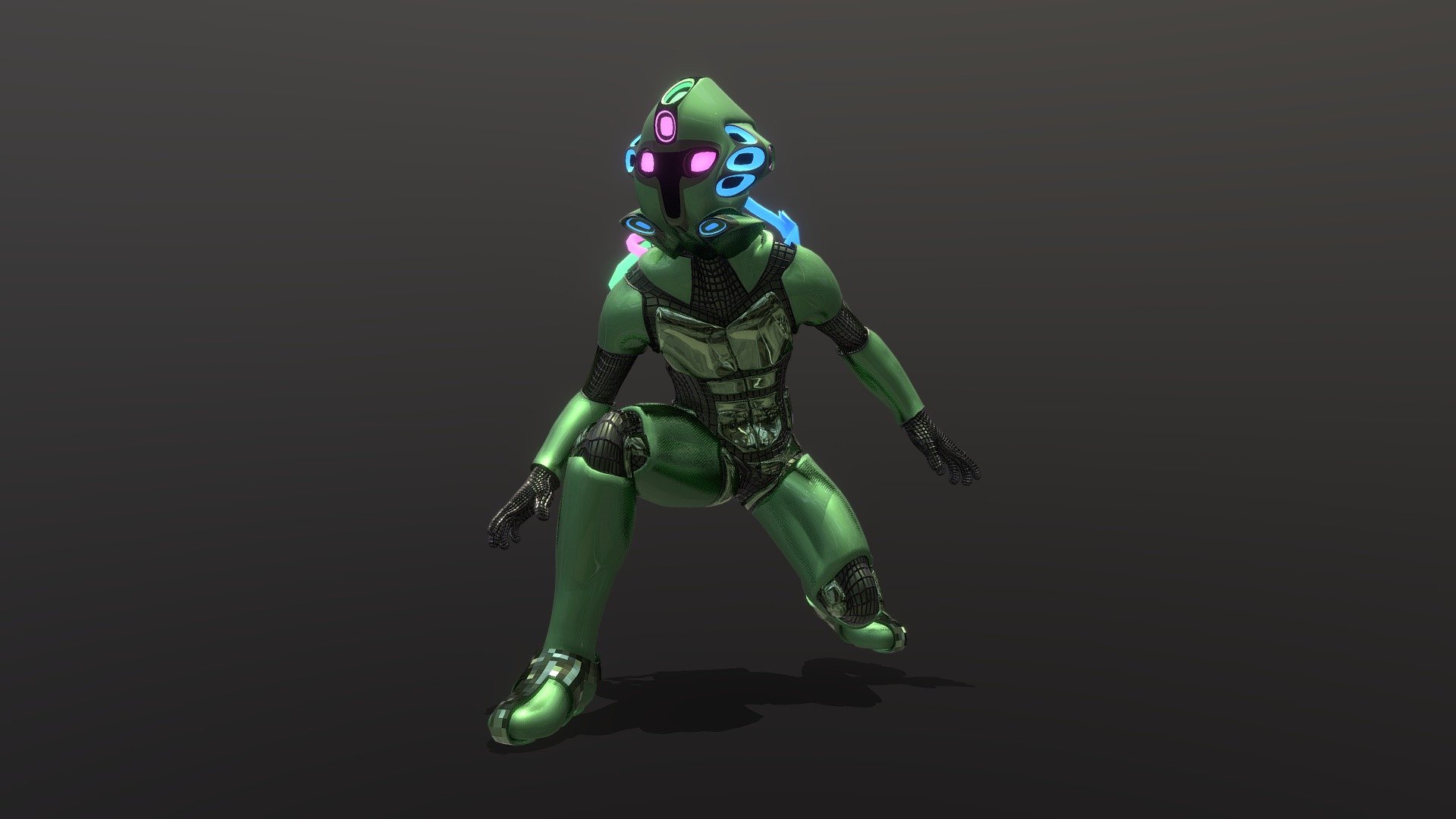 advanced combat action figure - 3D model by VertaScan [f8d1415] - Sketchfab