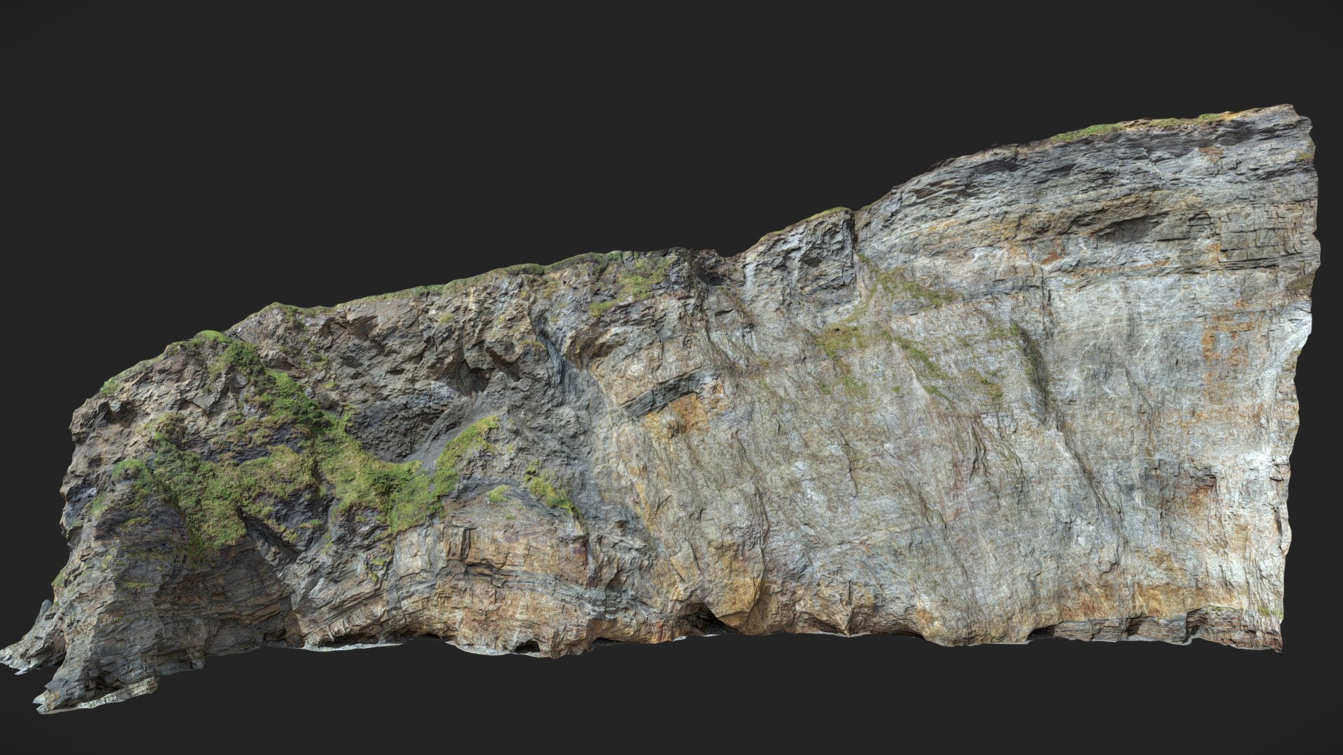 Big Coastal Ocean Cliff Scan C - Buy Royalty Free 3D model by Per's ...