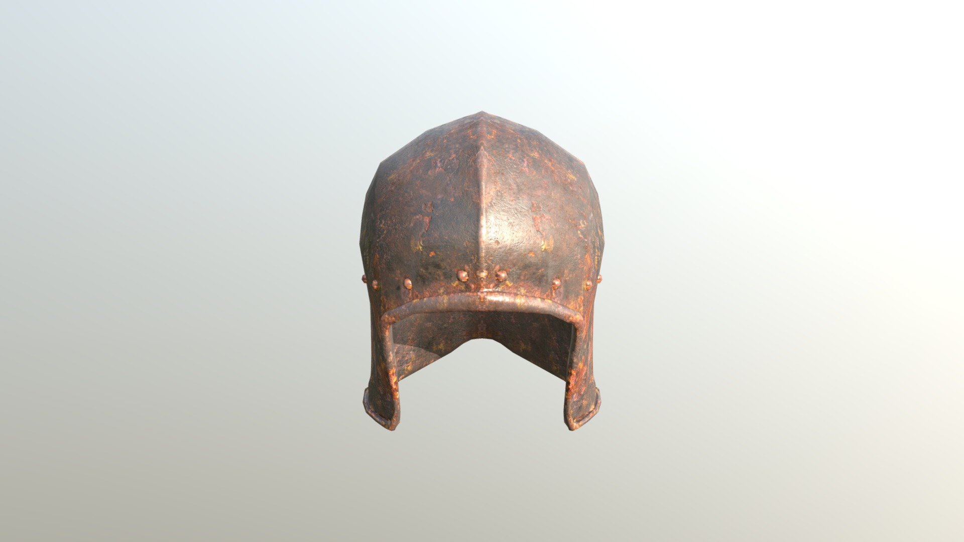 Rusted Helm - 3D model by Katie Kautz (@kkautz) [f8d19a3] - Sketchfab