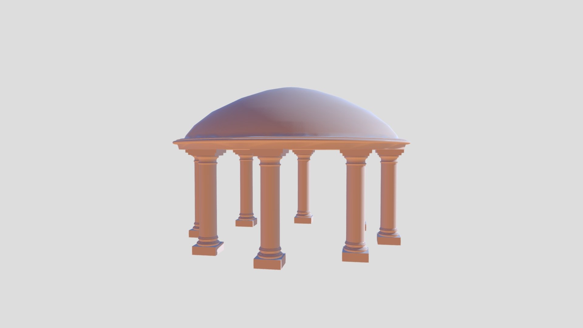 Doric Pillar Structure - Download Free 3D model by Gaializm [f8d5b06 ...