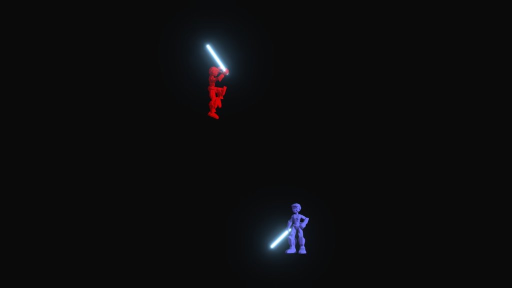 Fighting_Scene - 3D model by bipedman (@panya1bp) [f8d60ae] - Sketchfab
