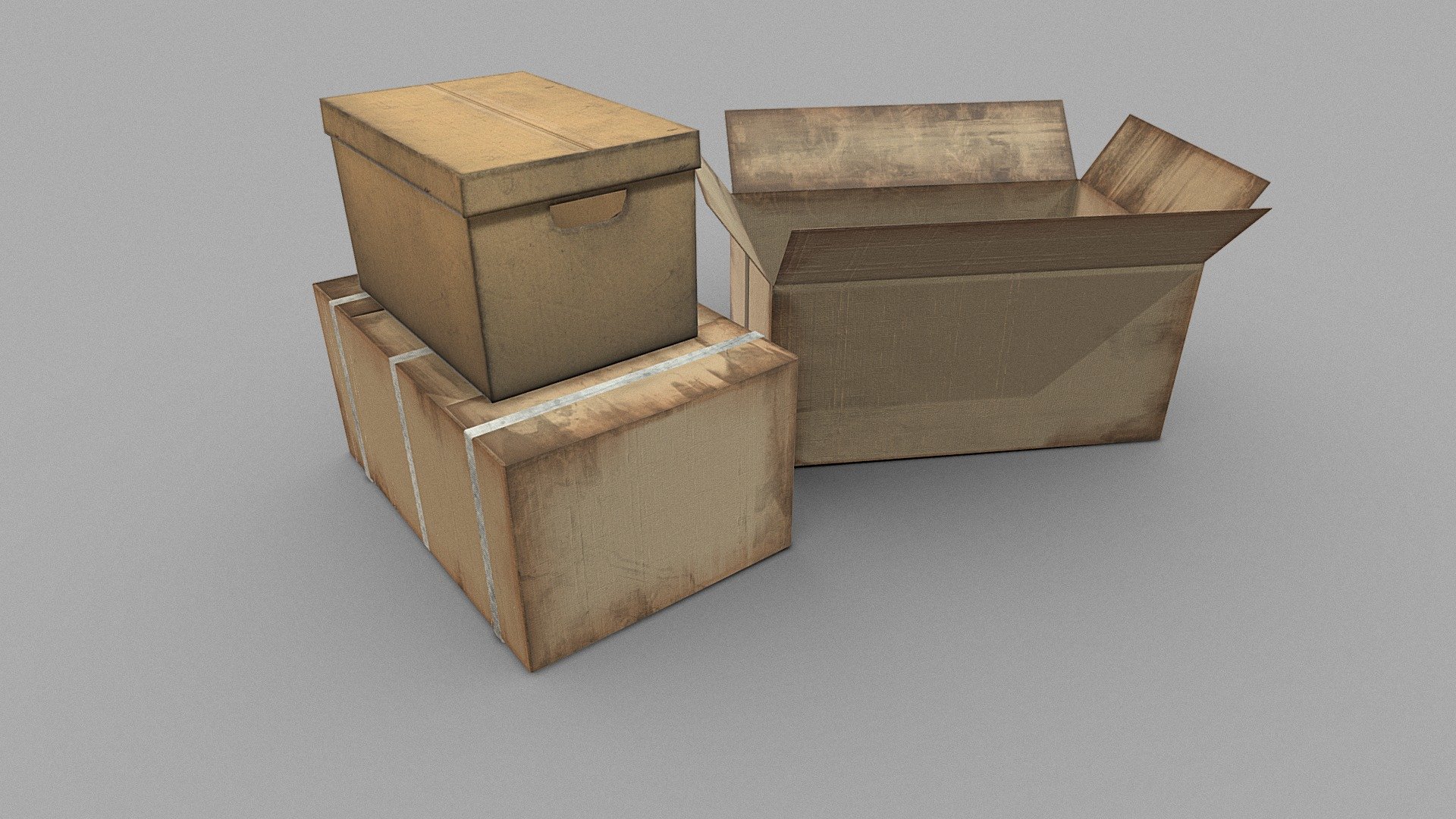Mixed boxes - Buy Royalty Free 3D model by Sousinho [f8d7c57 ...