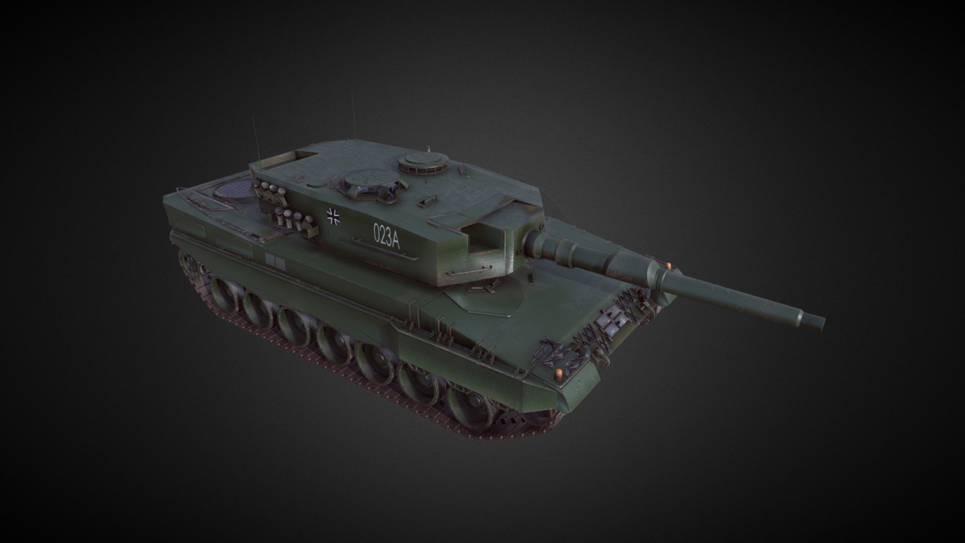 Tank Leopard 2A4 - 3D model by darknode.net [f8da25f] - Sketchfab