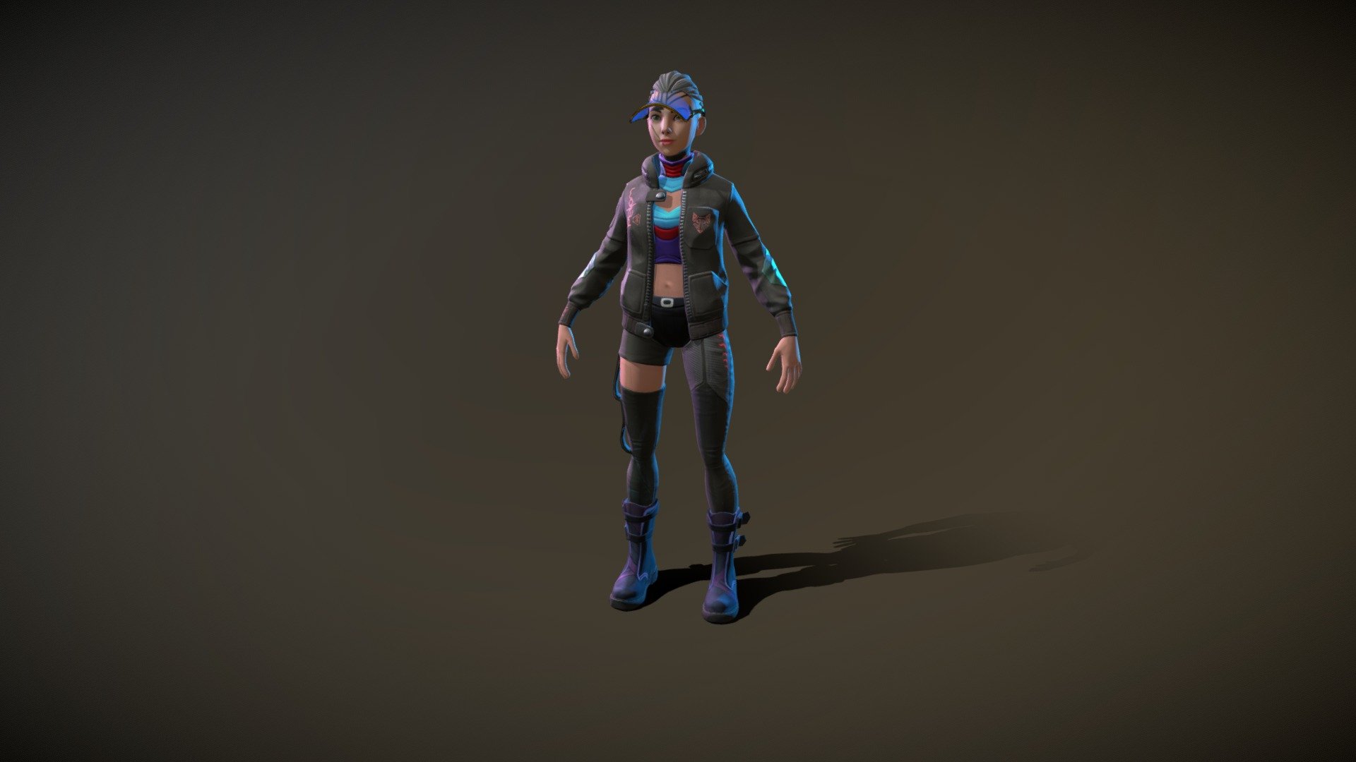 Readyplayerme Cyberpunk - Download Free 3D model by Julia Sereda (@jusd ...