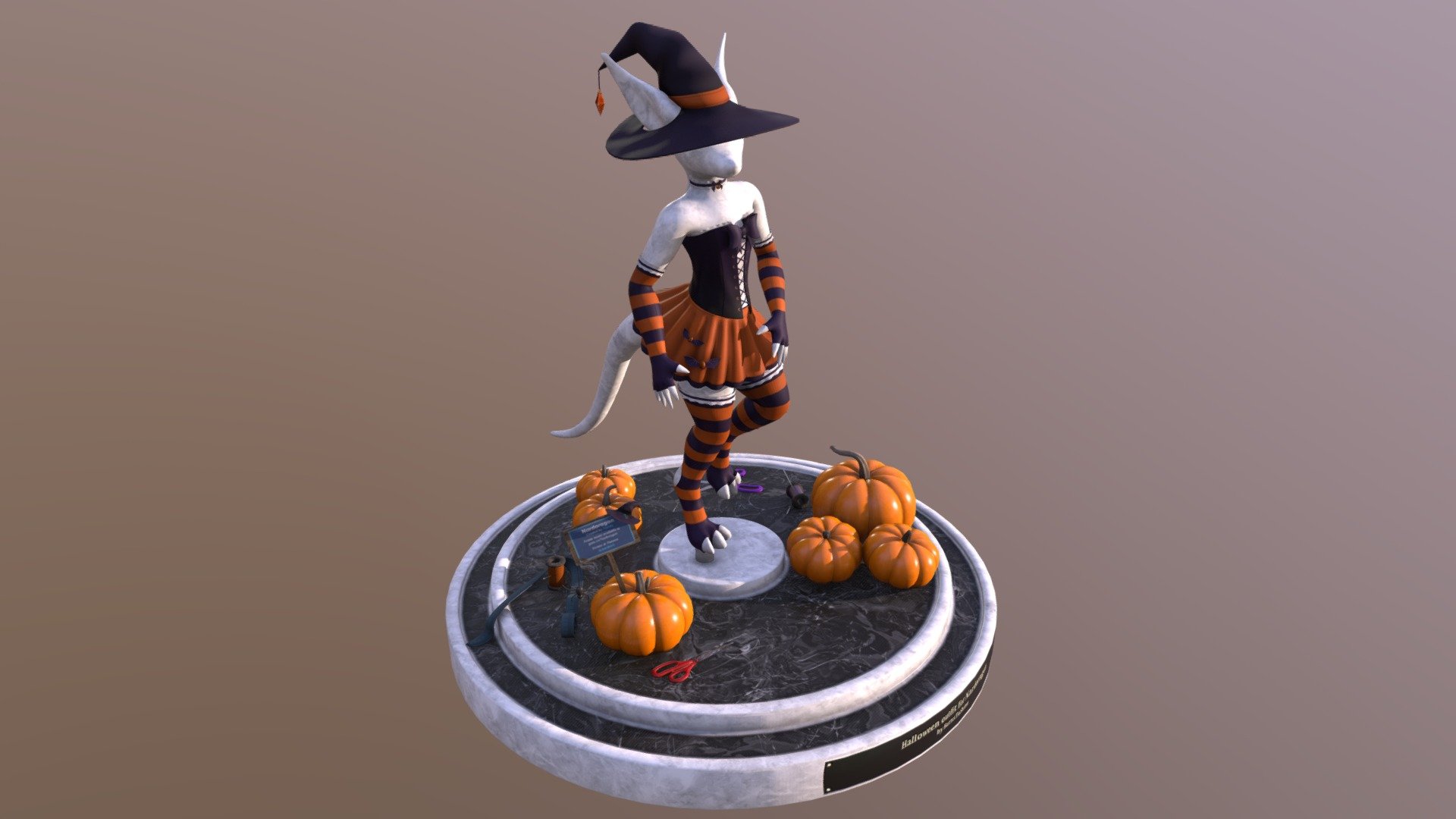 Halloween outfit for Nardoragon - 3D model by BurnsyShine [f8e0df1] - Sketchfab