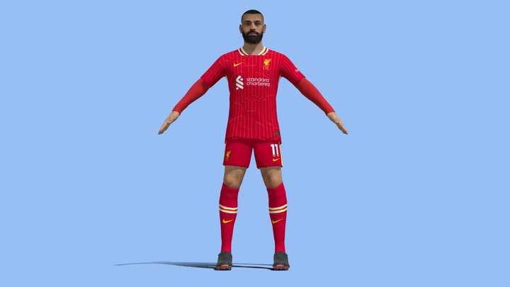Footballer 3D models - Sketchfab