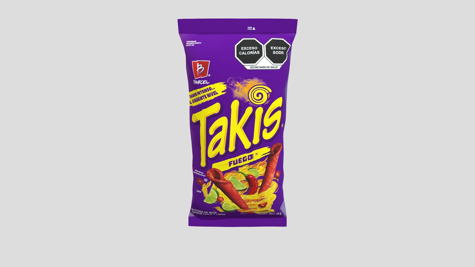 7500810022375_TAKIS-FUEGO-94G - 3D model by xiumtz [f8e1b9f] - Sketchfab
