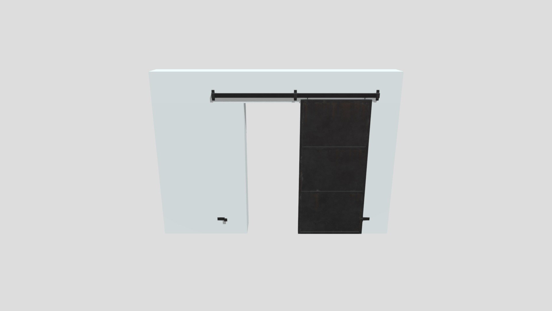sliding door 78 AM243 Archmodel - Buy Royalty Free 3D model by ...