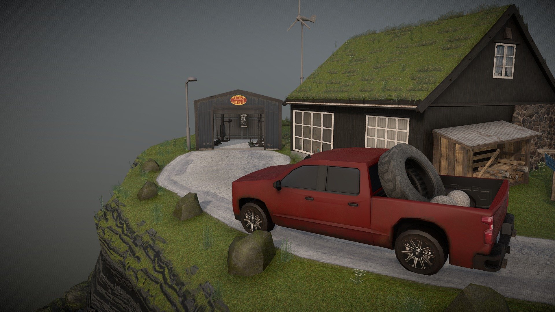 DAE Diorama - BY THE OCEAN - 3D model by AudricDeRaedt [f8e7401] - Sketchfab