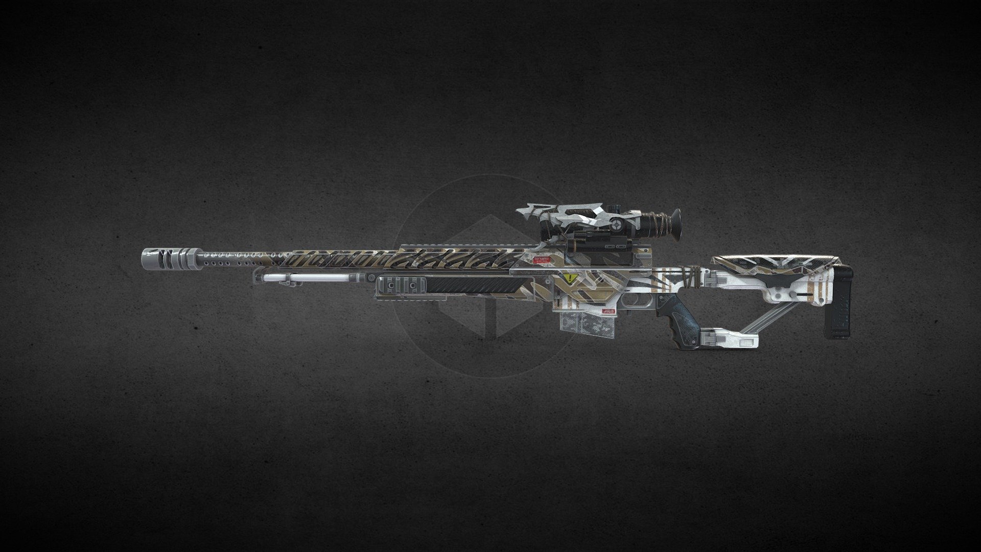 AVA's PGM.338 Dirty Warrior - 3D model by alx_flameniro [f8e7db8 ...