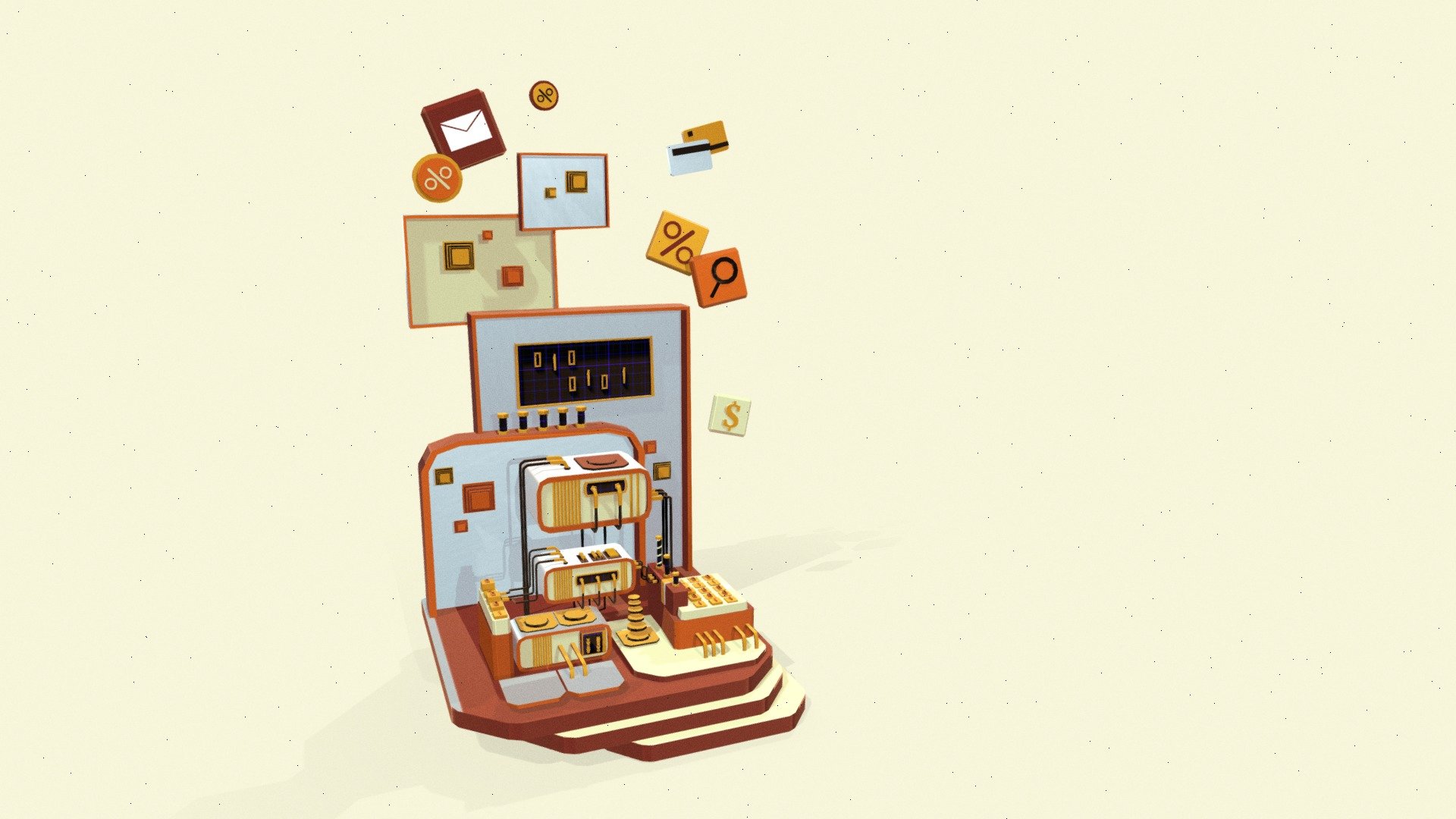 IT building - 3D model by elzivull [f8e9363] - Sketchfab