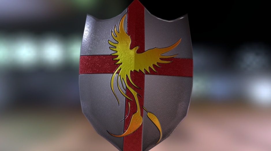 Shield of the Phoenix - 3D model by DreamfyreStudios (@m.lewallen.arts ...