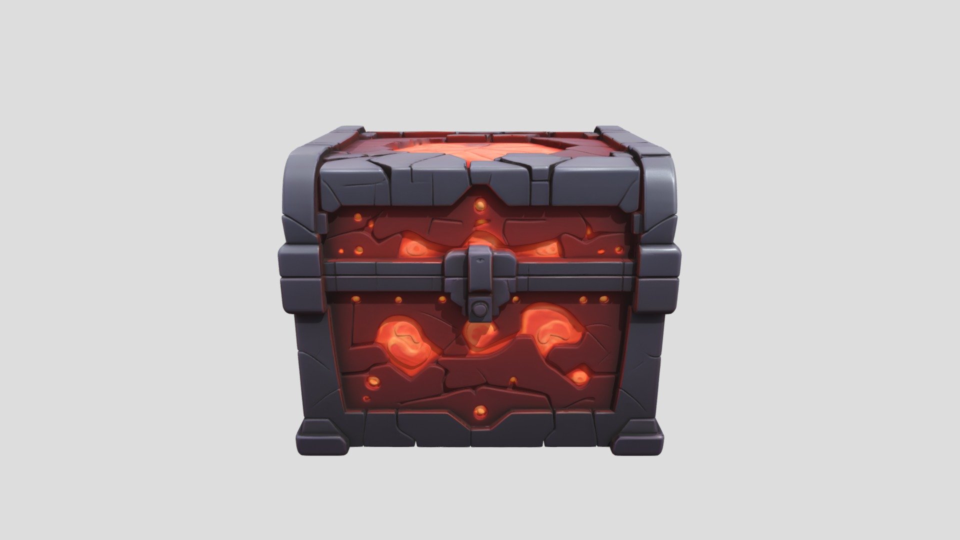 Lava magic chest - Download Free 3D model by suddel (@suddel13) [f8e9bcb] - Sketchfab