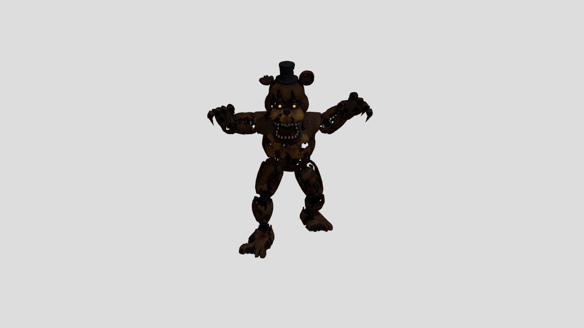 VR Nightmare Freddy V1 FNAFSFM1 - Download Free 3D model by kamdezbroz ...