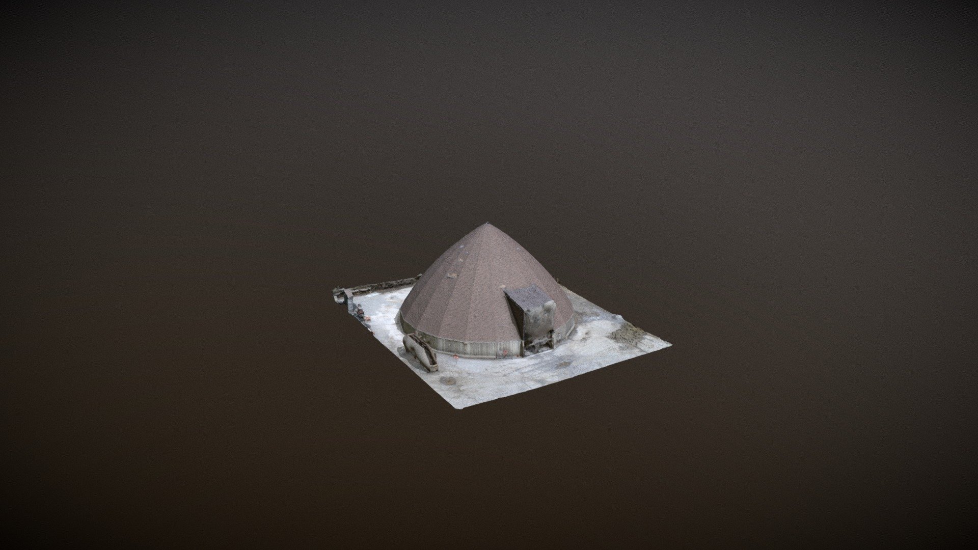 Salt Dome - 3D model by Drone Services Canada Inc. (@enaeria) [f8eafeb ...