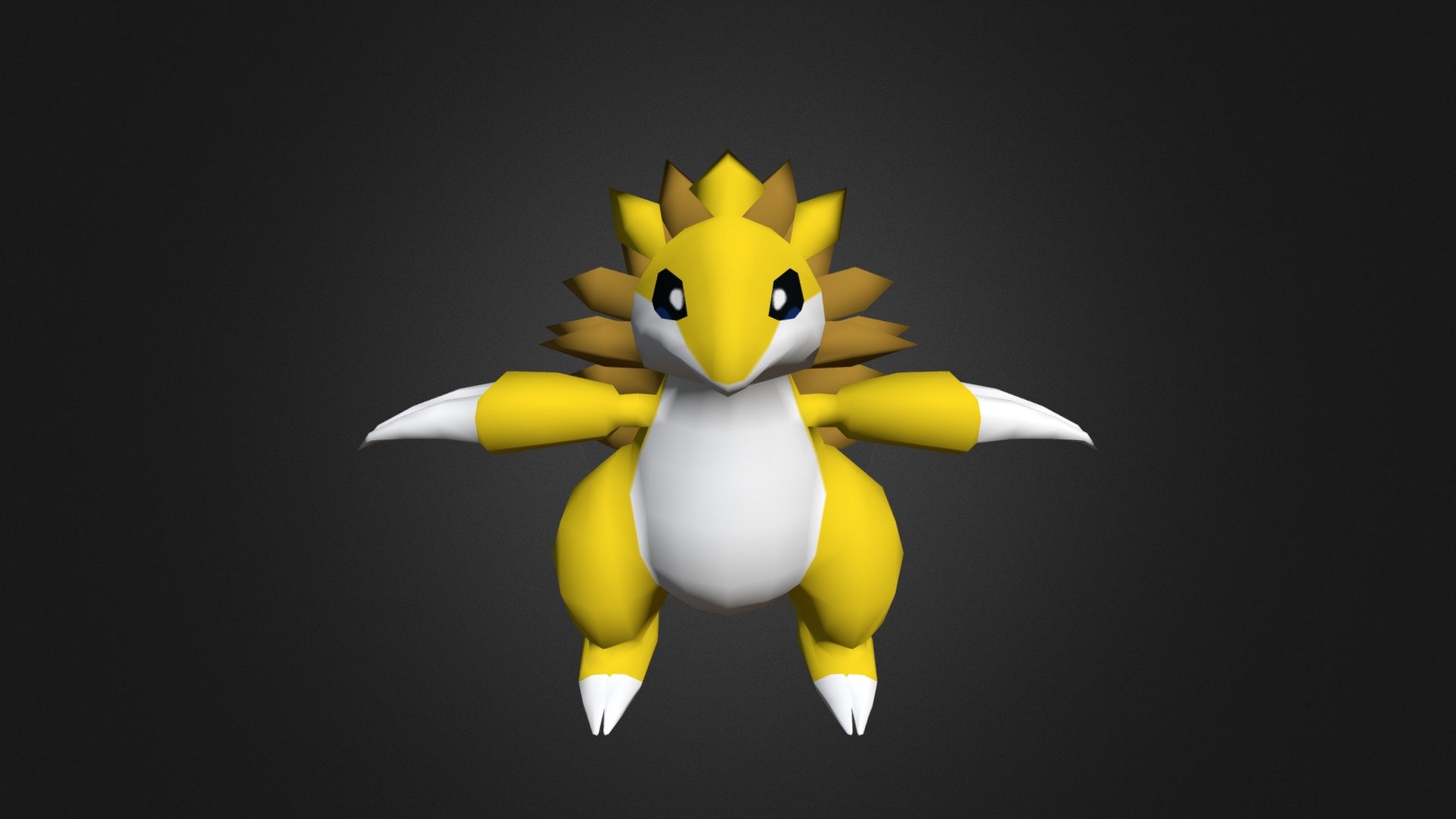 Sandslash - 3D model by skywolf [f8eb1ca] - Sketchfab
