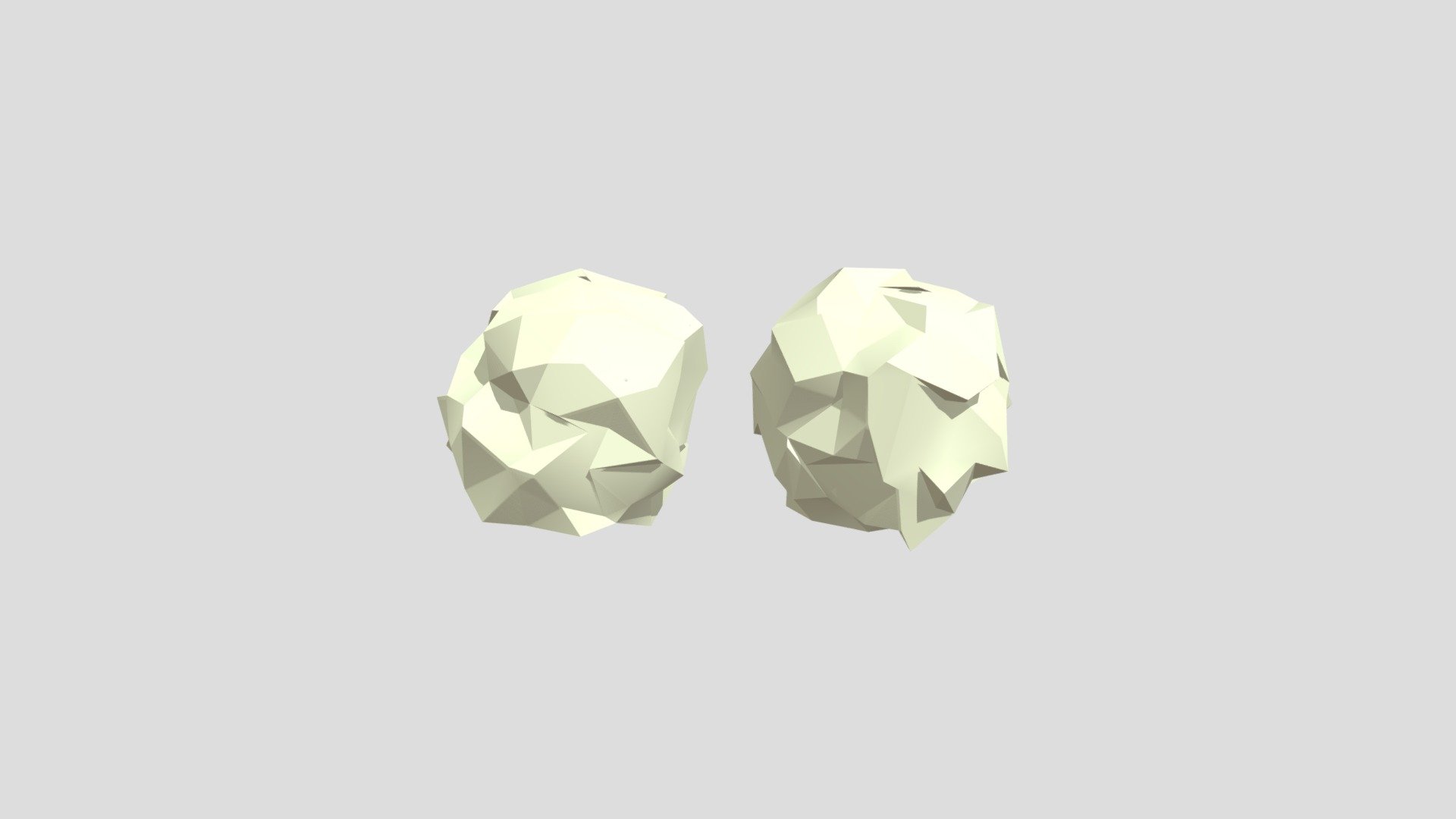 Paper Balls - 3D model by jermpet (@lunameinen12) [f8ed540] - Sketchfab