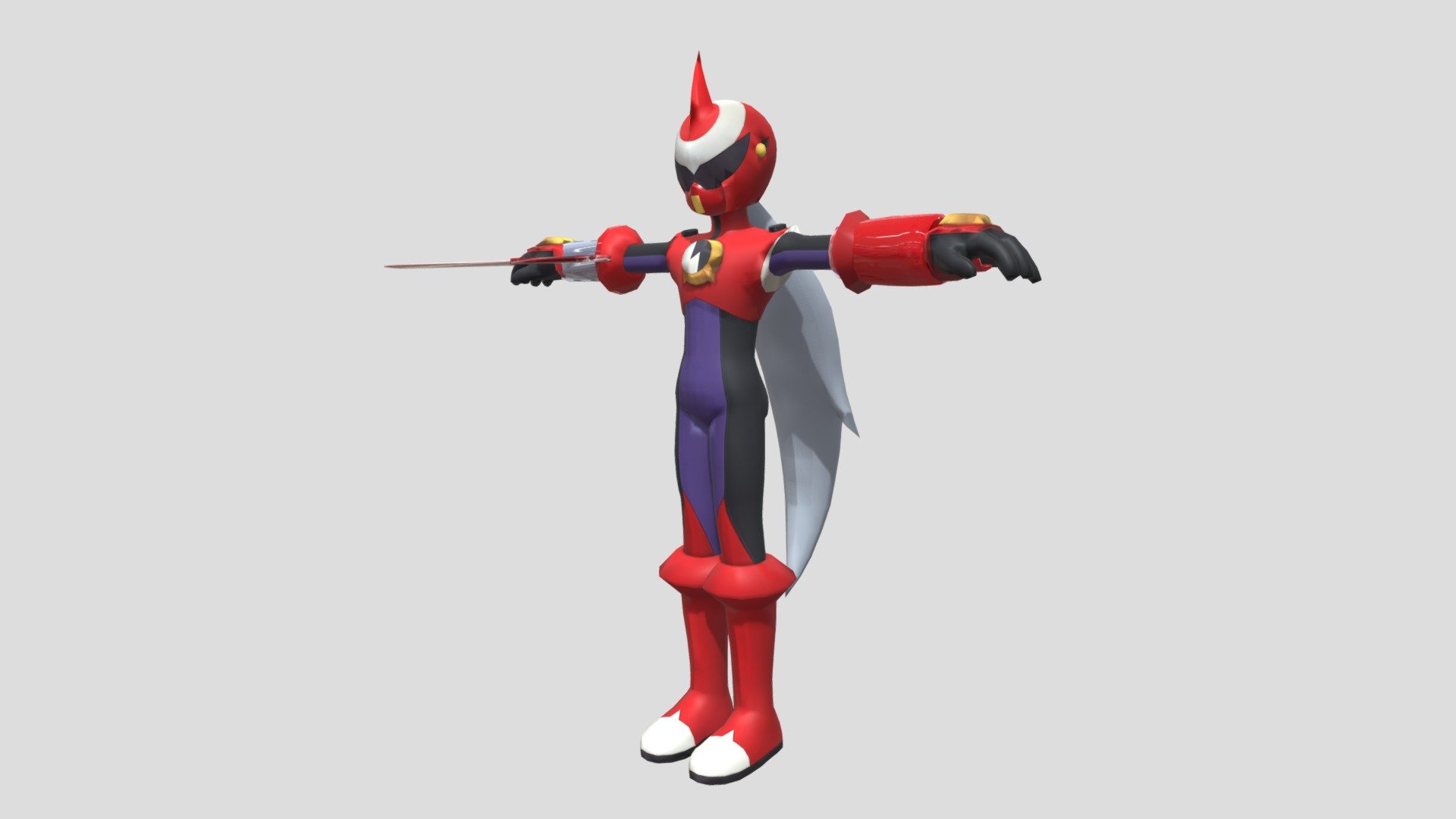 Blues.EXE/ProtoMan.EXE - Download Free 3D model by TRBGYT [f8ee350 ...