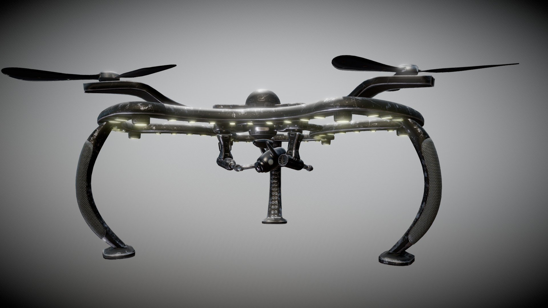 drone with a camera - Download Free 3D model by sergeykuchmin [f8ee618 ...