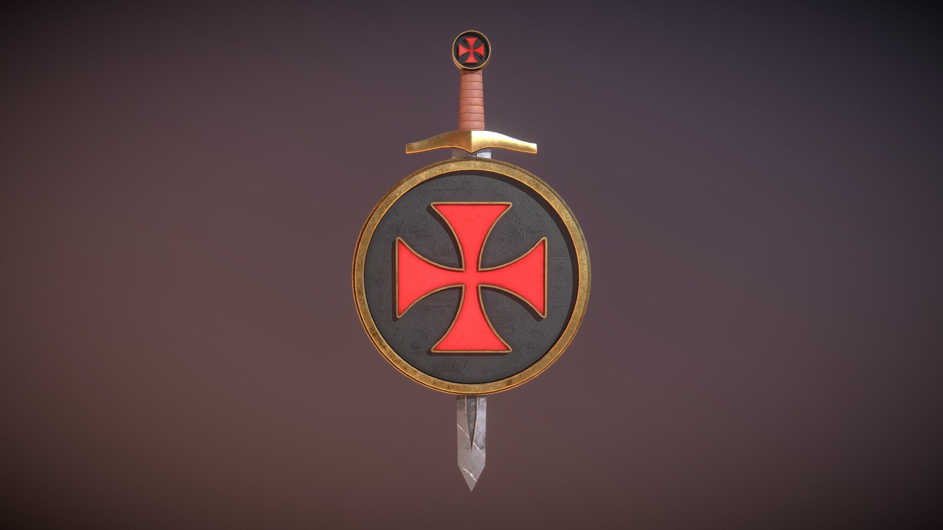 Knights Templar Logo - Buy Royalty Free 3D model by AnshiNoWara ...