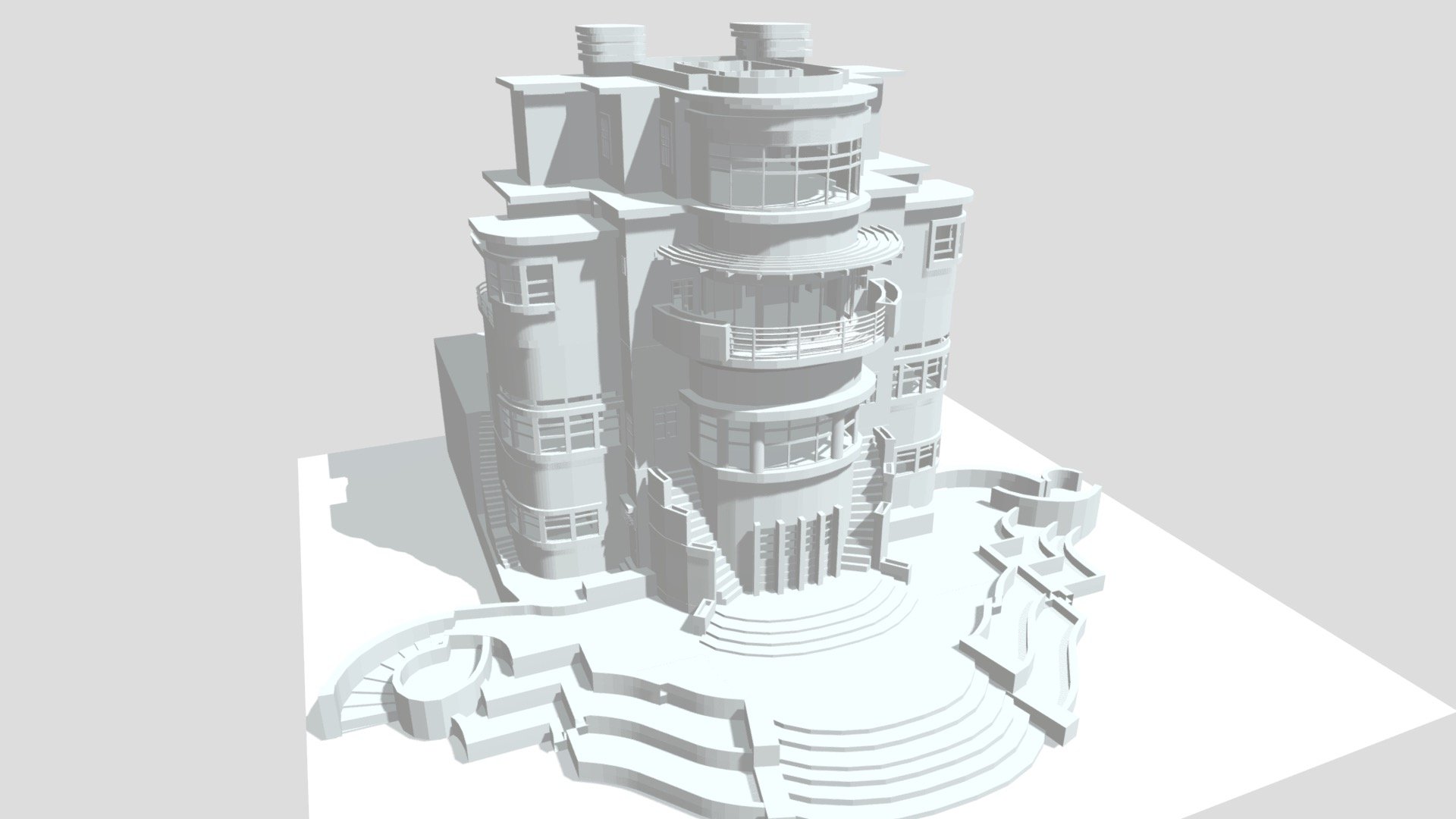 Maket Gedung Isola Tahun 1933 - 3D model by julianatasha.n [f8f0b0e ...