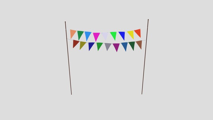 Banner 3D models - Sketchfab