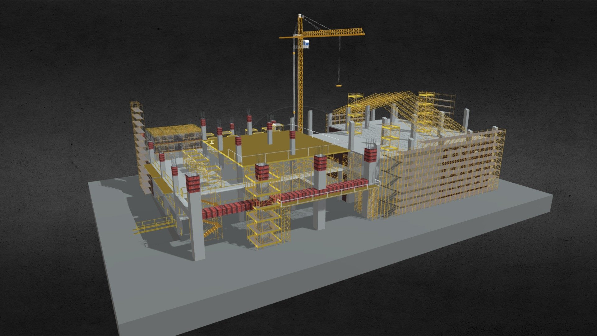 Under Construction City Building - 3D model by nuralam018 [f8f1a93 ...