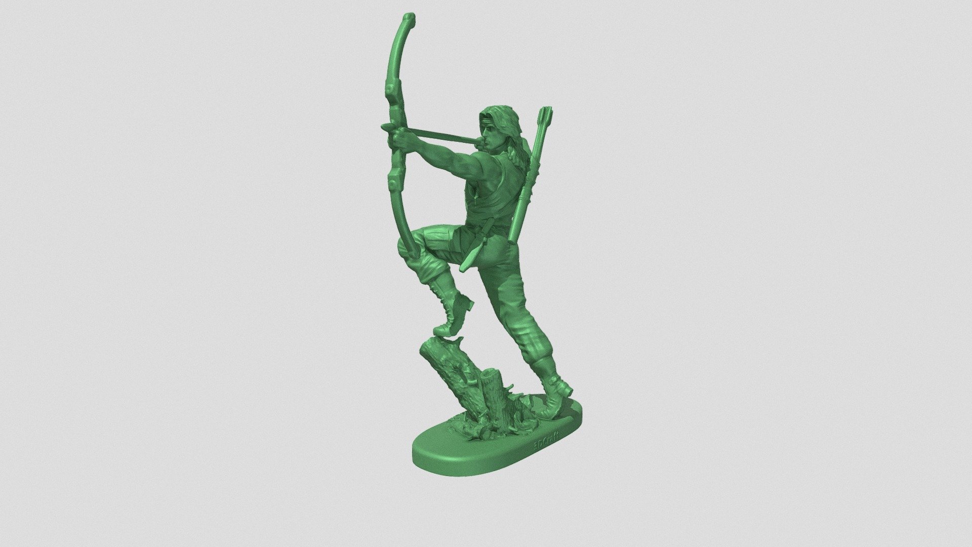 #080 - Rambo - 3D model by 3DCraft (@insta3dcraft) [f8f1c77] - Sketchfab