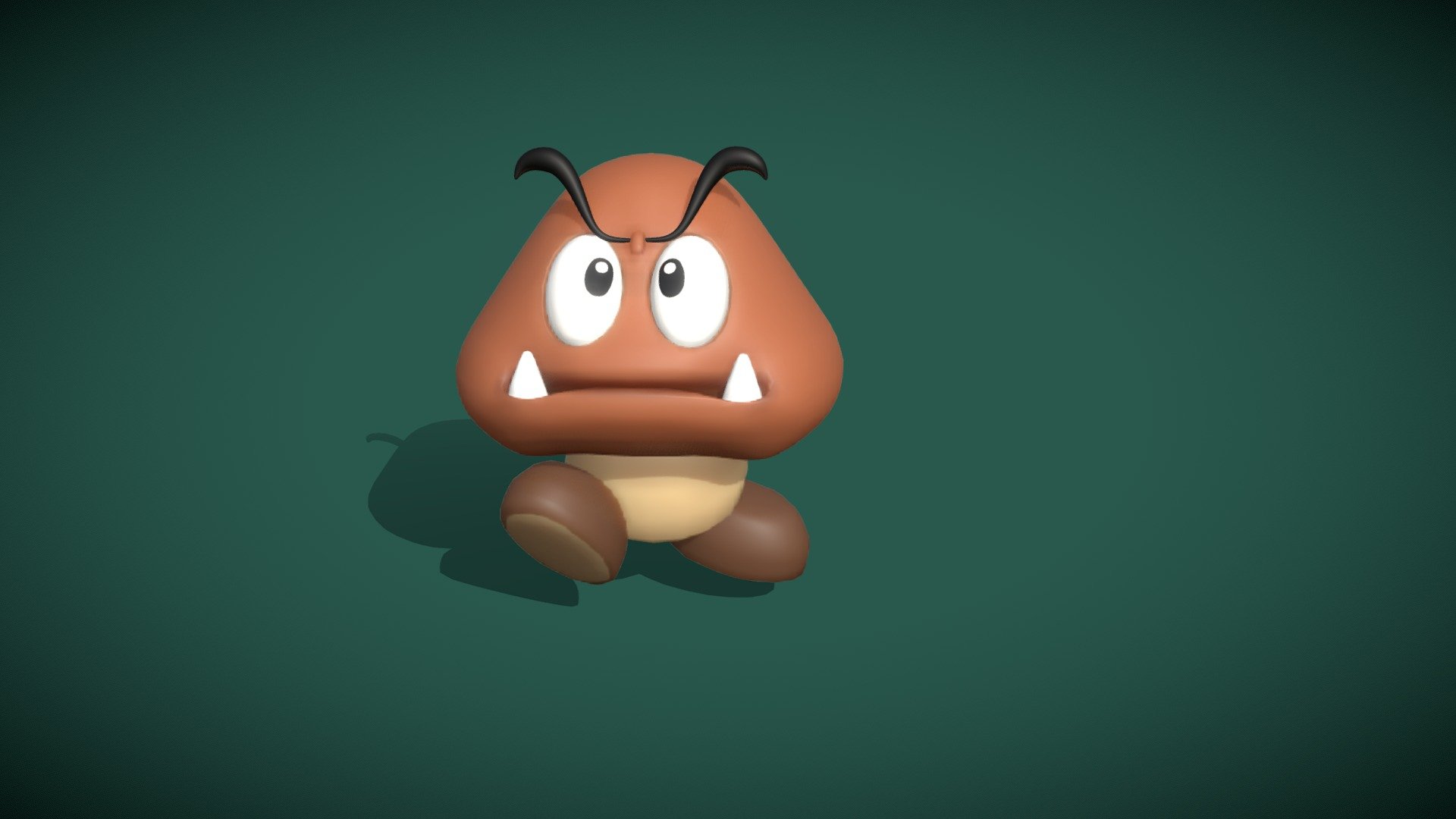 Goomba - 3D model by CarlosCarvajal13 [f8f3c68] - Sketchfab