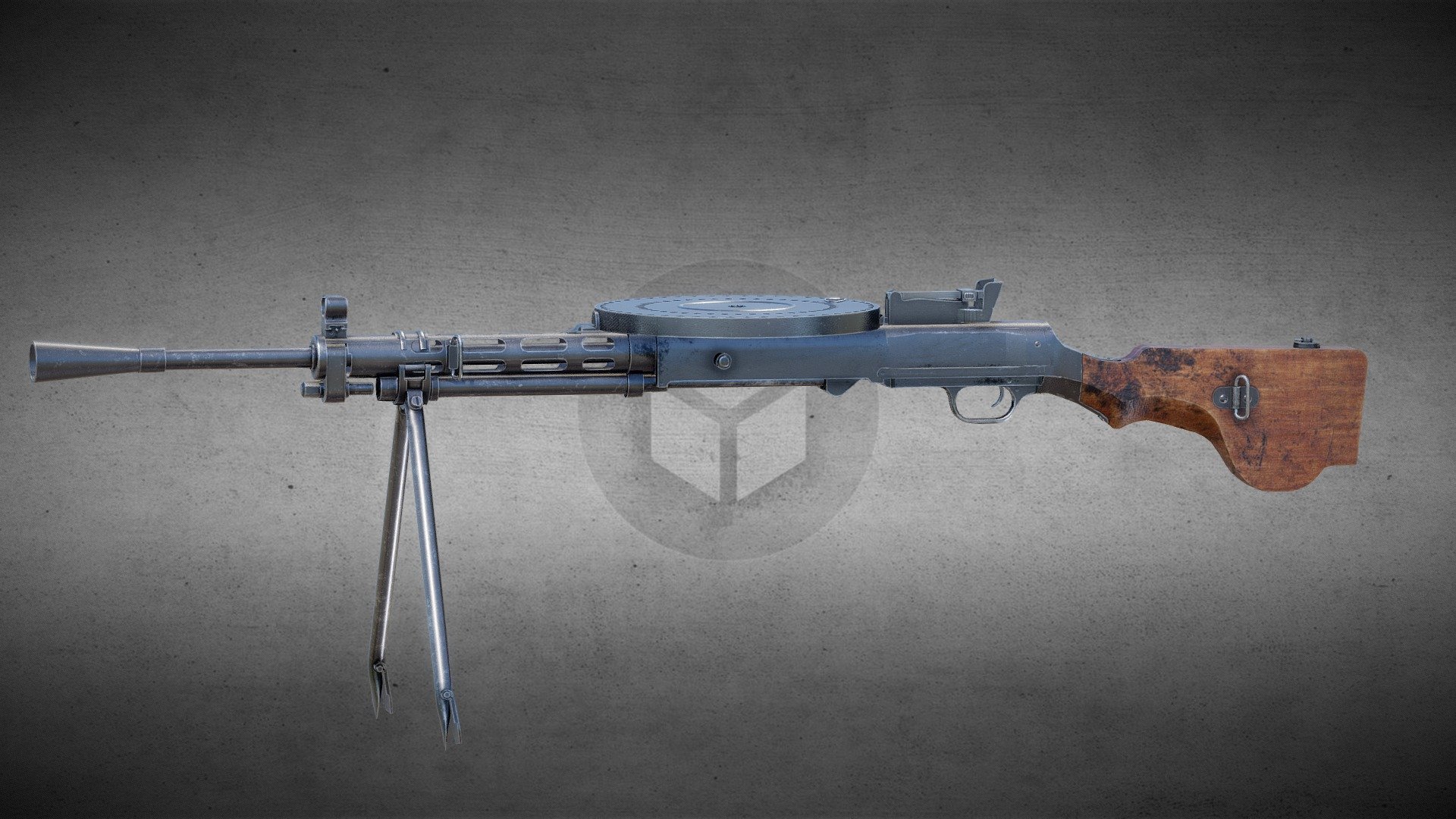 DP-28 LMG - Download Free 3D model by AnilG (@AnilkumarG) [f8f5299 ...